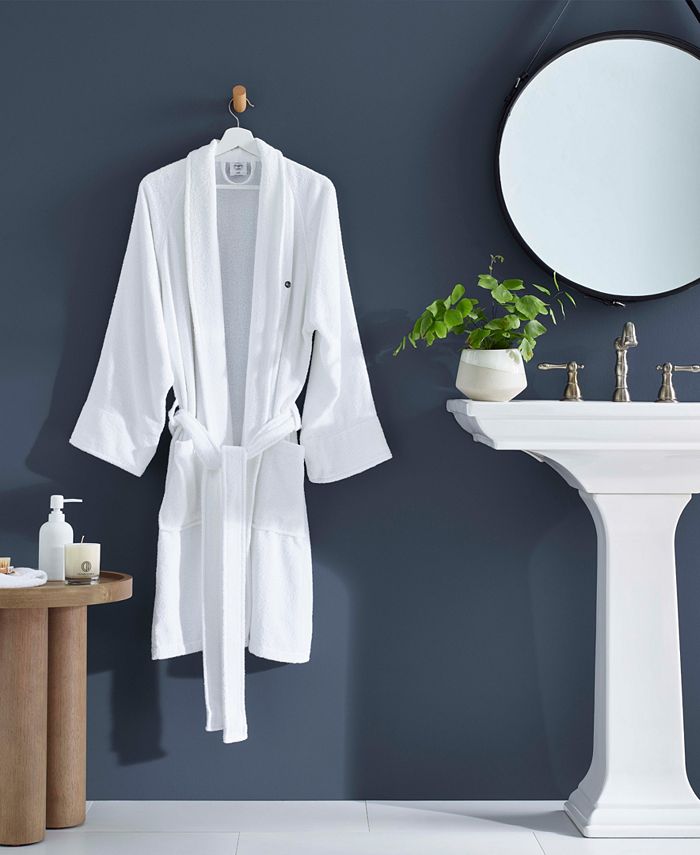 Clean Design Home x Martex Low Lint 100% Cotton Robe - Macy's