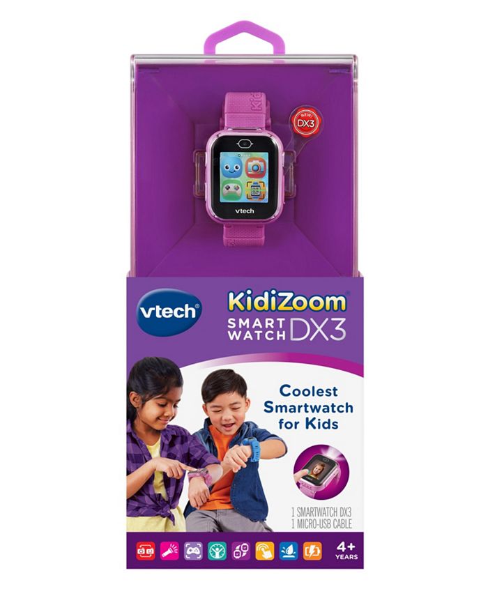 VTech KidiZoom® Smartwatch DX3 - Purple - Macy's