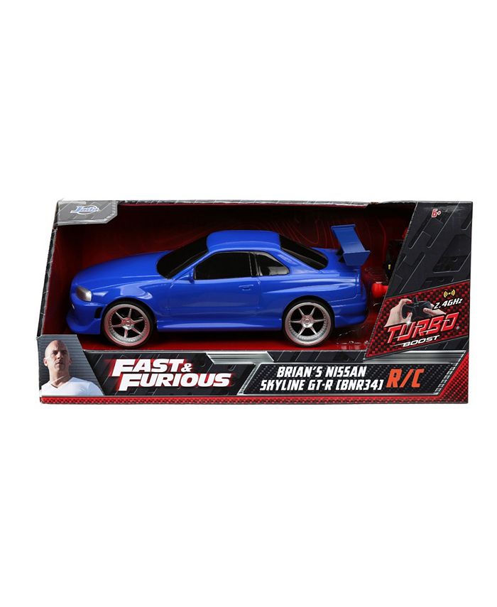 Jada Toys Fast And Furious 1 24 Scale Remote Control Brians Nissan