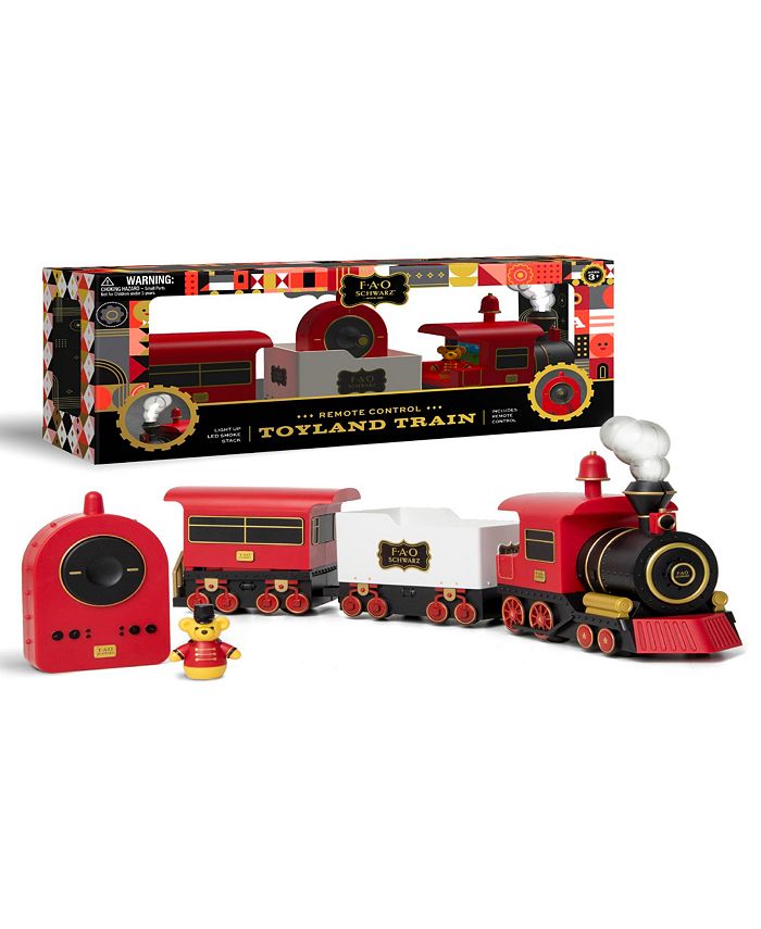 FAO Schwarz RC Toyland Train with Lights and Sounds, Created for Macy's ...