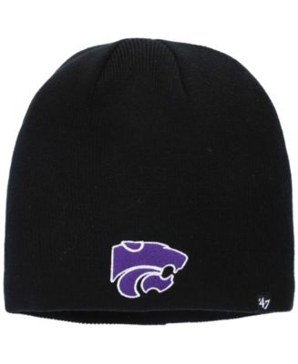 Men's Black Kansas State Wildcats Logo Knit Beanie - Macy's