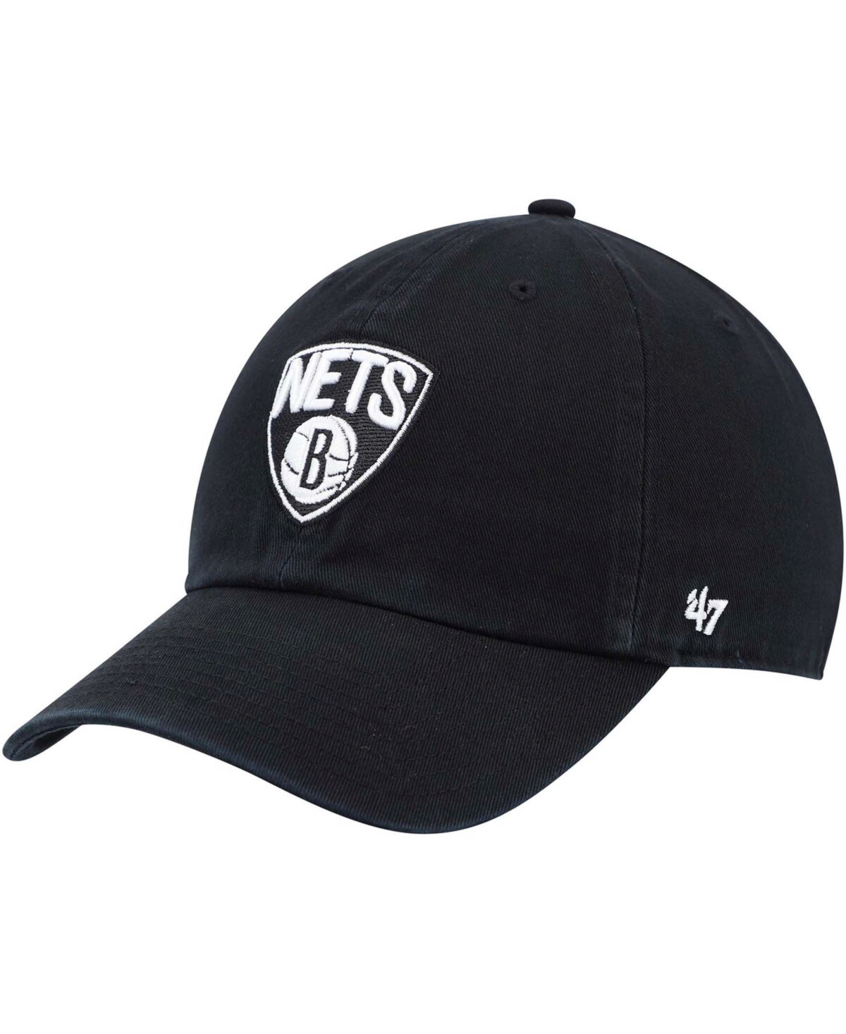 Click here for Mens Black Brooklyn Nets Team Clean Up Adjustable... prices
