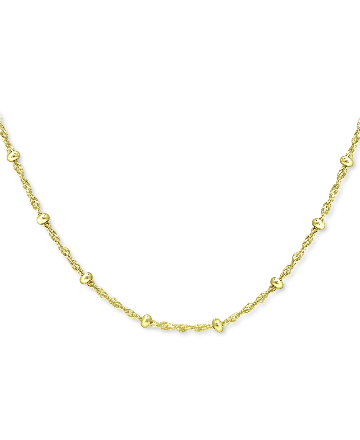 Click here for Giani Bernini Small Beaded Singapore 16 Chain Neck... prices
