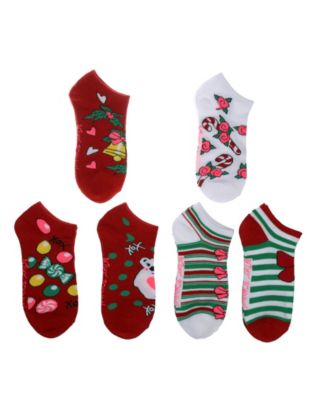 Betsey Johnson Women's Legwear Low Cut Socks Gift Box Set, Pack of 6 ...