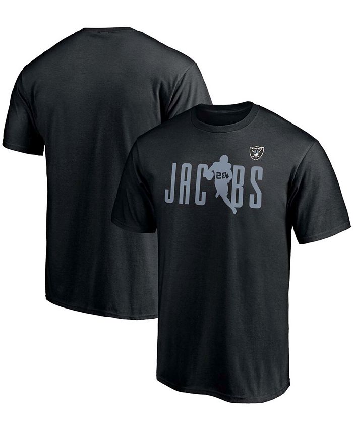 Fanatics Men's Josh Jacobs Black Las Vegas Raiders Checkdown Player ...