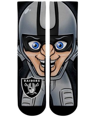 Multi Youth Las Vegas Raiders Split Face Mascot Crew Socks - Macy's