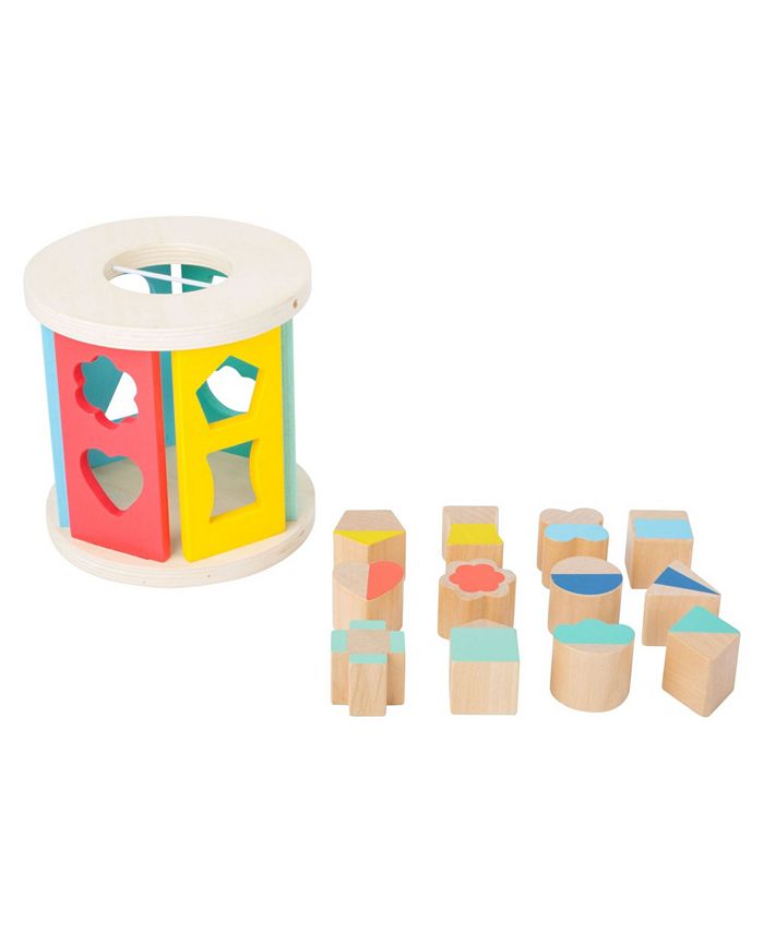 Legler USA Small Foot Wooden Toys Wooden Rolling Shape-Sorting Game ...