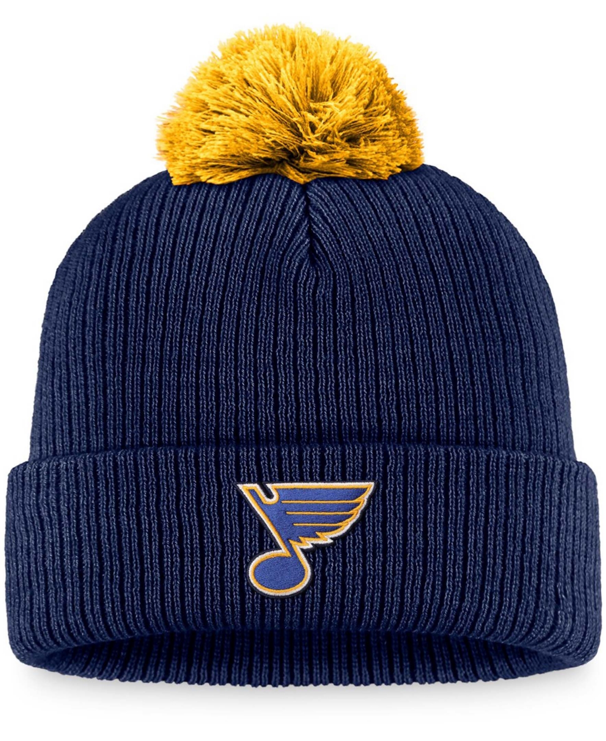 Click here for Mens Navy St. Louis Blues Team Cuffed Knit Hat wit... prices
