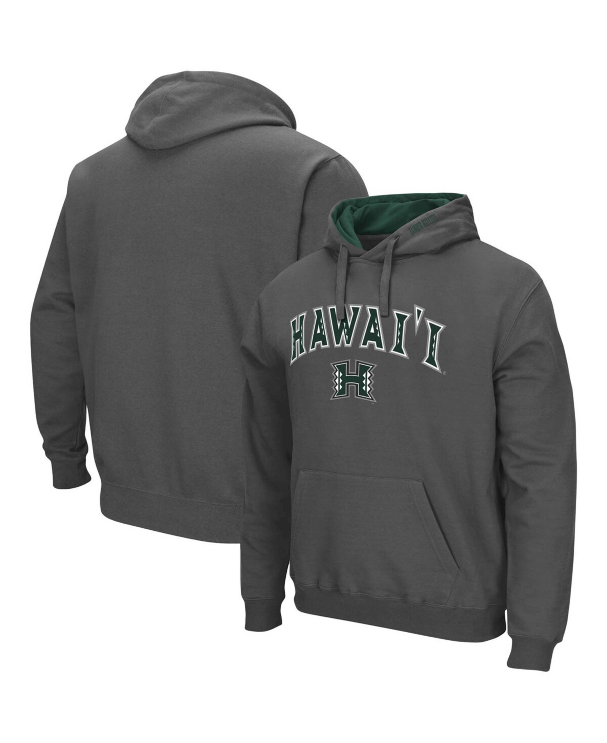 Click here for Mens Charcoal Hawaii Warriors Arch and Logo Pullov... prices
