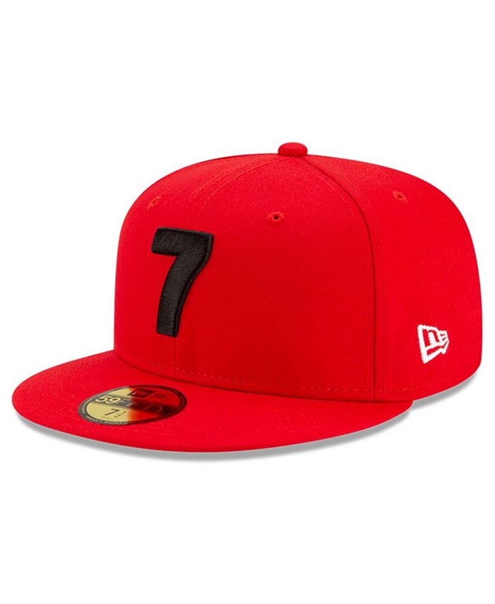 New Era Men's X Compound Red Toronto Raptors 7 OTC 59FIFTY Fitted Hat ...