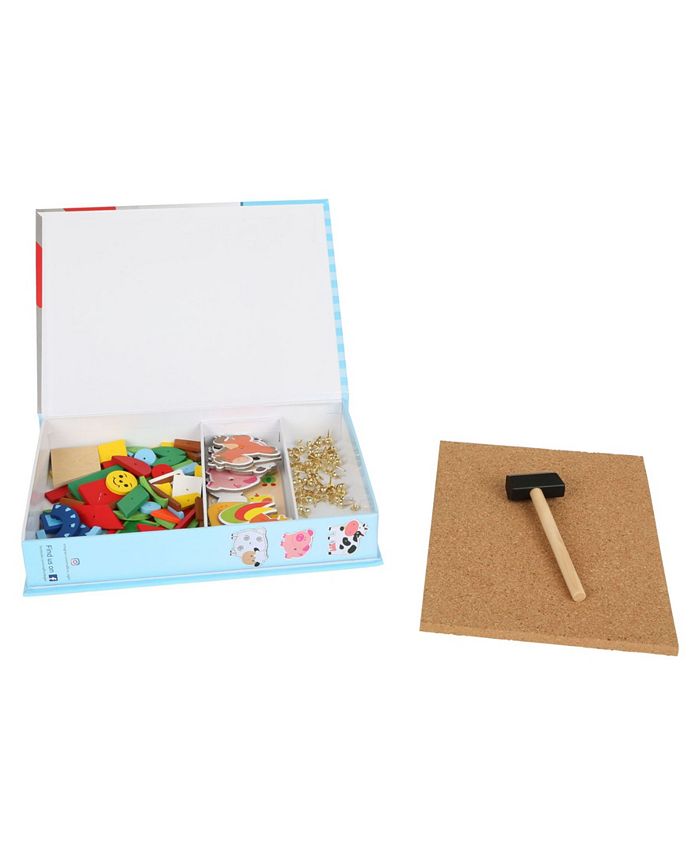 Legler USA Small Foot Wooden Toys Farm Theme Hammer Arts and Crafts ...
