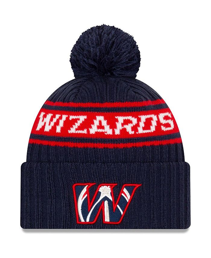 New Era Men's Navy Washington Wizards 2021 NBA Draft Cuffed Knit Hat ...