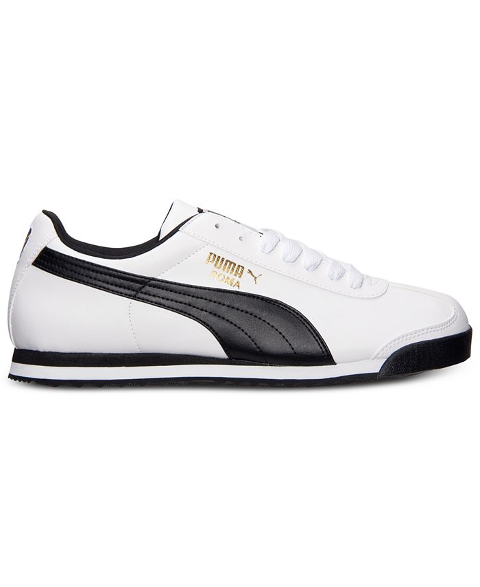 Puma Men's Roma Basic Casual Sneakers from Finish Line - Macy's