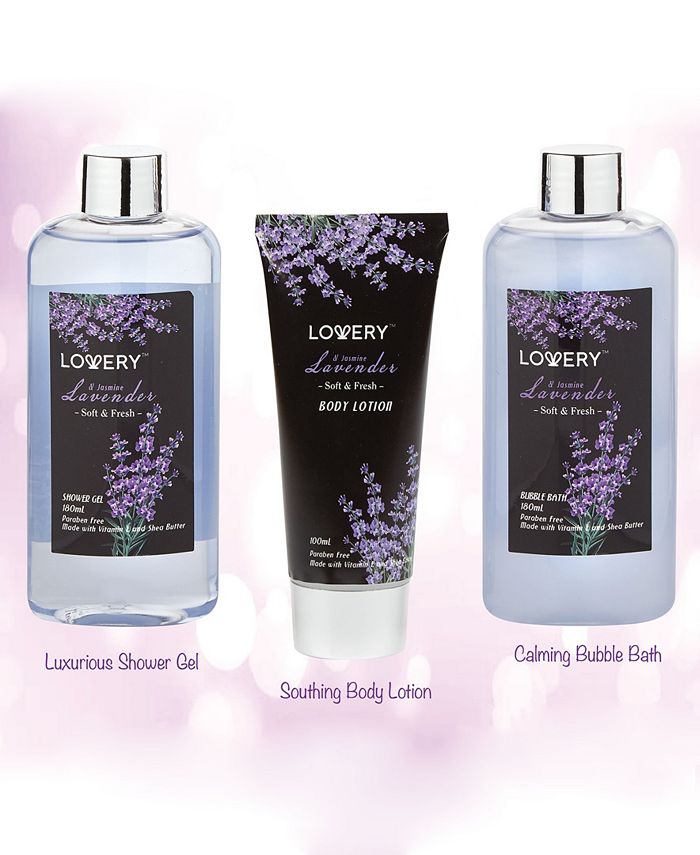 Lovery Lavender and Jasmine Body Care 10 Piece Gift Set - Macy's