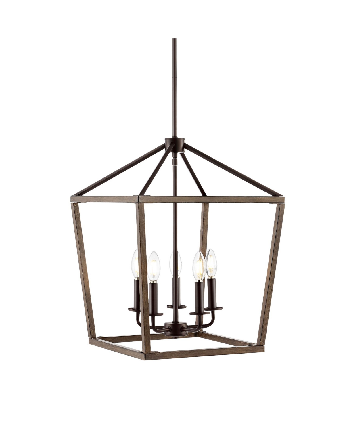 Click here for Oria 5-Light Iron Farmhouse Industrial Lantern Led... prices