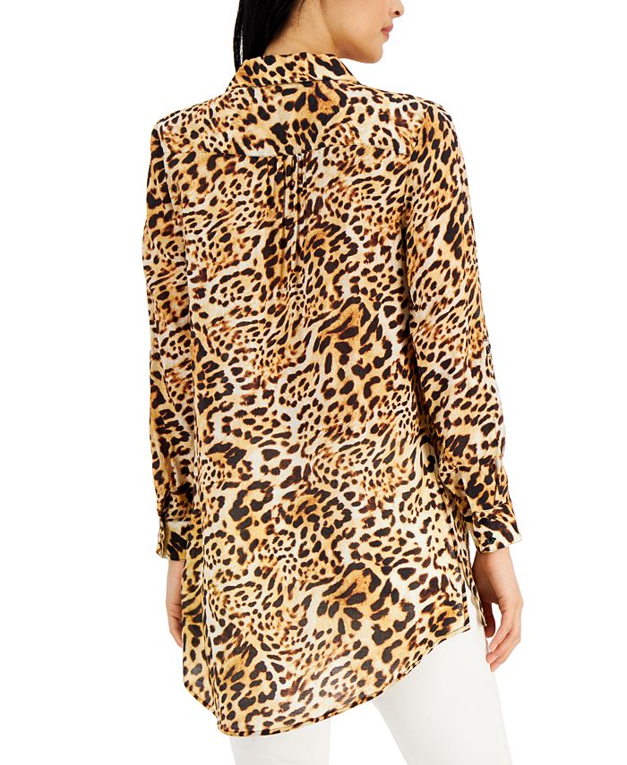 INC International Concepts Women's Animal-Print Tunic, Created for Macy ...
