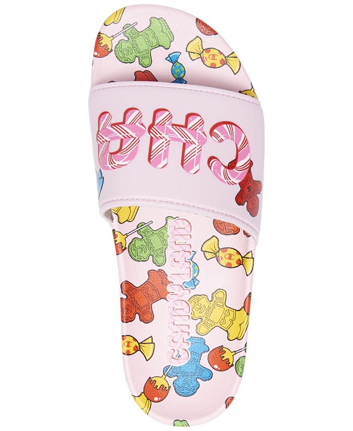 Champion Women's IPO Candyland Slide Sandals from Finish Line - Macy's