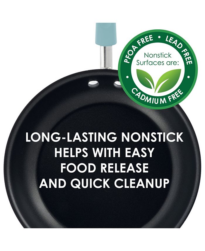 Rachael Ray Classic Brights Hard Enamel Nonstick Cookware Set 14 Piece