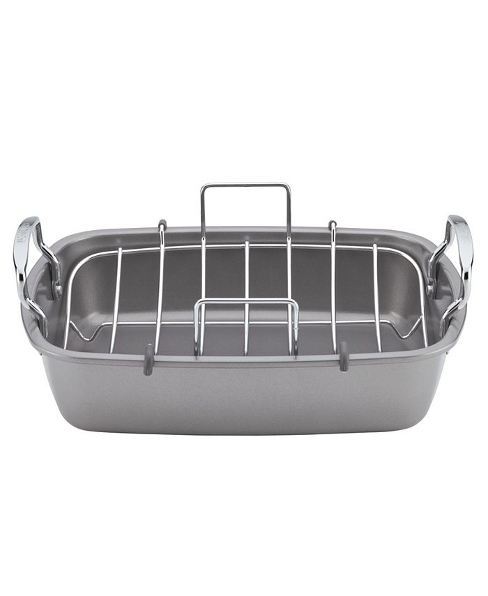 Circulon Nonstick 17" x 13" Roaster with U-Rack - Macy's