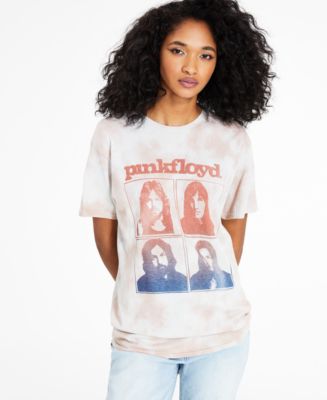 Junk Food Juniors' Pink Floyd Tie-Dyed Graphic T-Shirt - Macy's