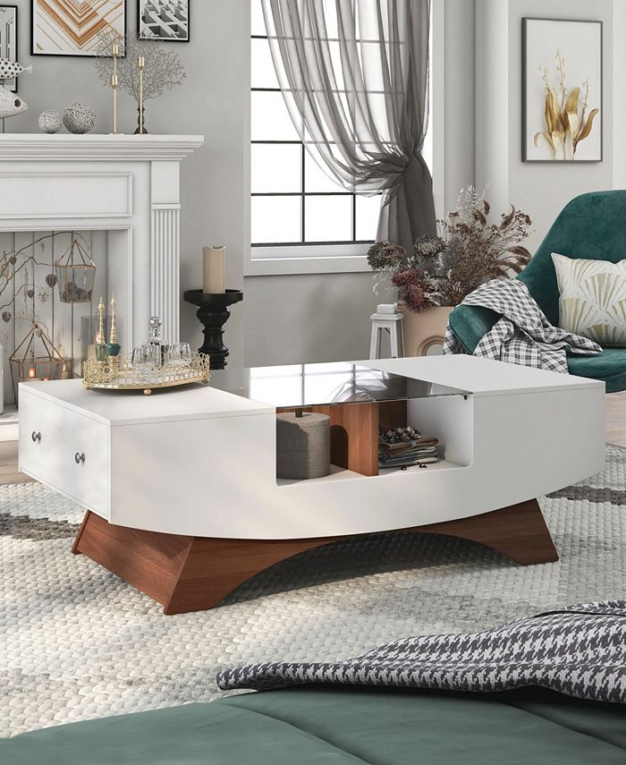 Furniture of America Mitch Contemporary Coffee Table & Reviews ...