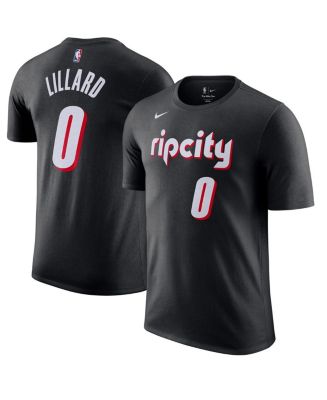 Men's Damian Lillard Black Portland Trail Blazers 2021/22 City Edition ...