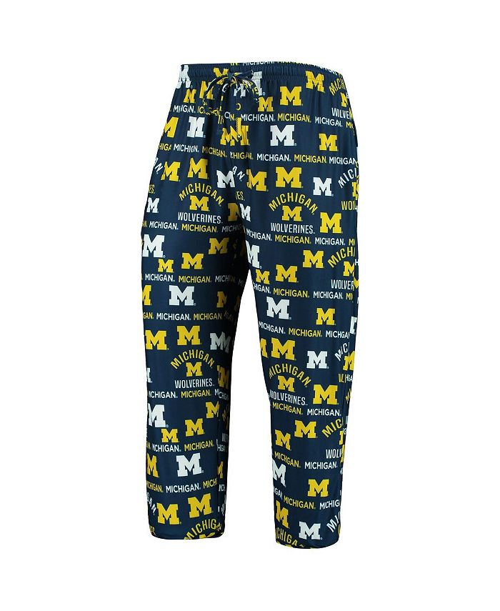 Concepts Sport Men's Navy Michigan Wolverines Flagship Allover Print ...