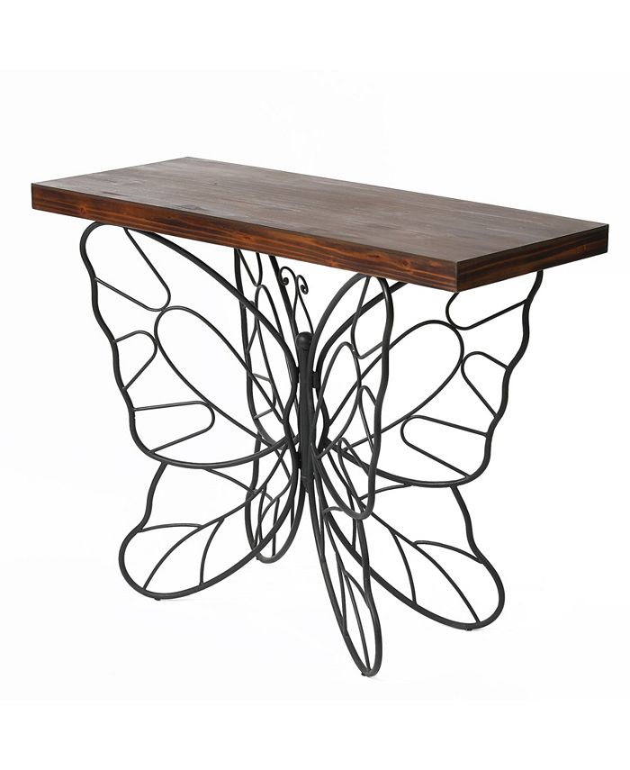 Luxen Home Butterfly Accent Table - Macy's