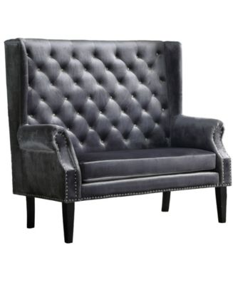 Lina High Back Banquette Bench - Macy's