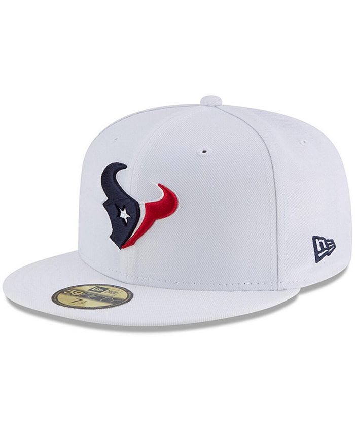 New Era Men's White Houston Texans Omaha 59FIFTY Fitted Hat - Macy's