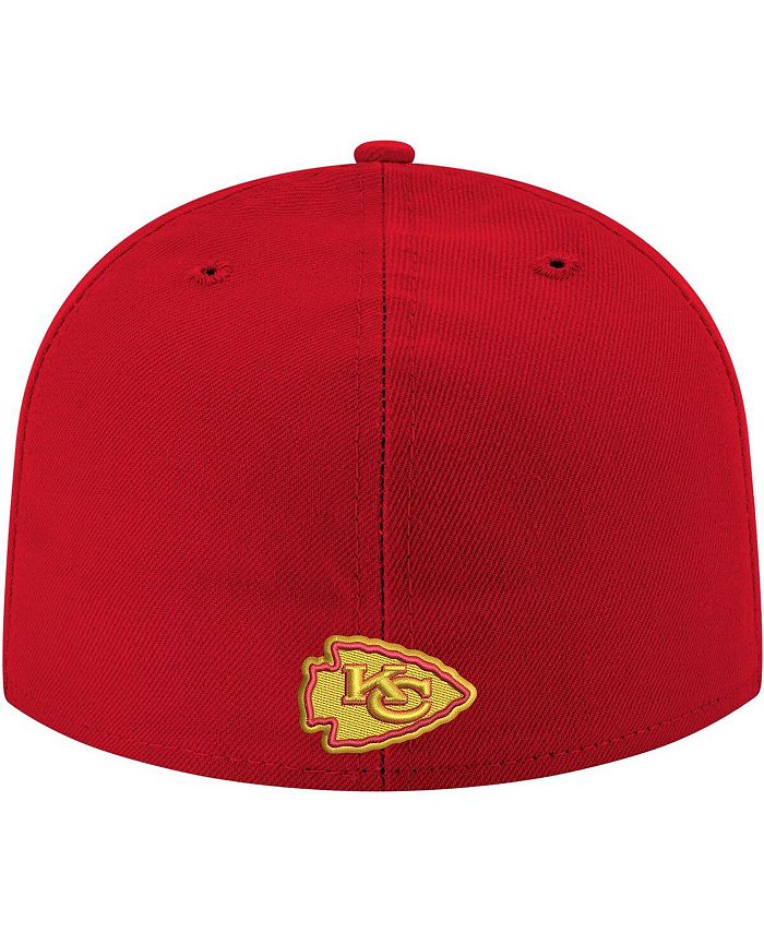 New Era Men's Red Kansas City Chiefs Omaha Kingdom 59FIFTY Fitted Hat ...