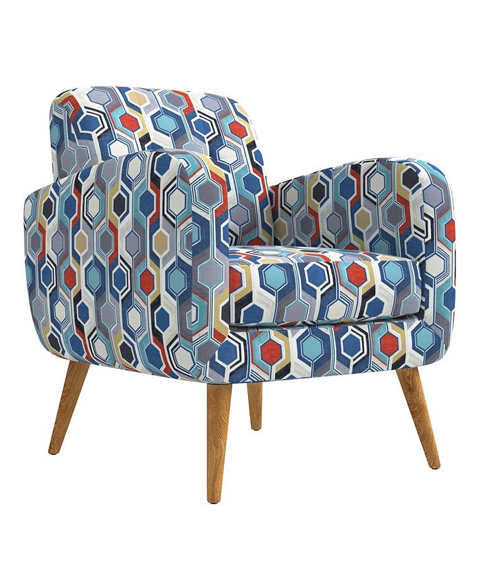 Handy Living Kenneth Mid-Century Modern Armchair - Macy's