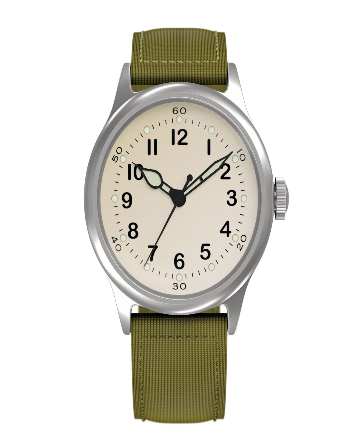Ewatchfactory Men's Tom Rice A11 Automatic Mechanical Green Canvas ...