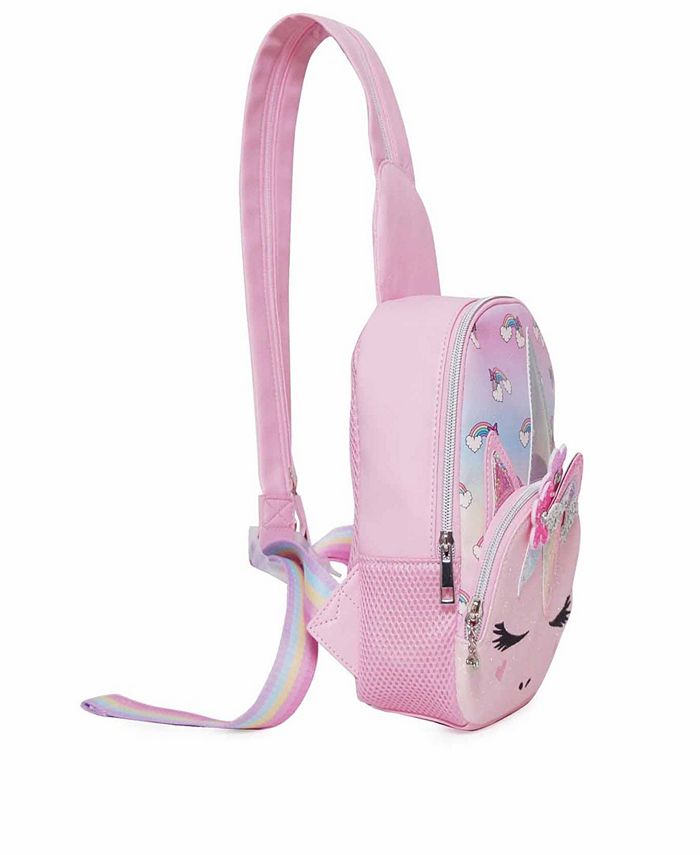 OMG! Accessories Big Girls Miss Gwen Rainbow Sling Mini Backpack - Macy's
