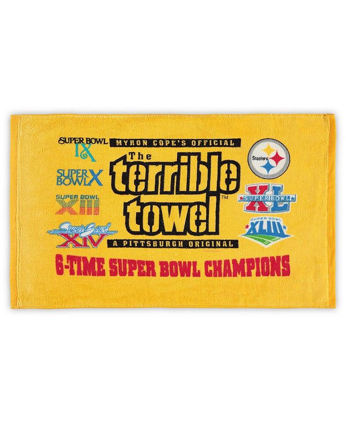 Fanatics Little Earth Pittsburgh Steelers 6X Champion Terrible Towel ...