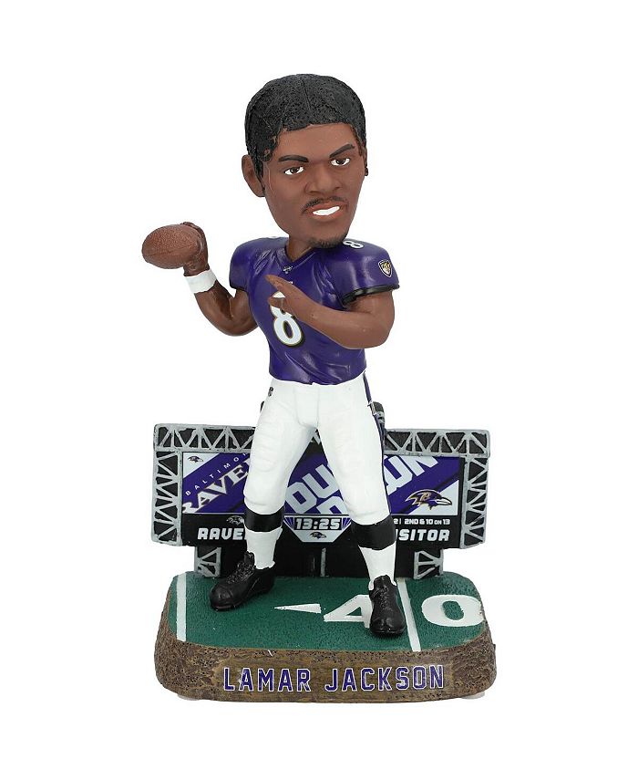 FOCO Lamar Jackson Baltimore Ravens Scoreboard Bobblehead - Macy's