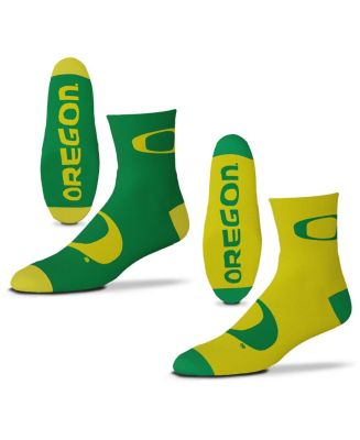Men's Oregon Ducks 2-Pack Team Quarter-Length Socks - Macy's