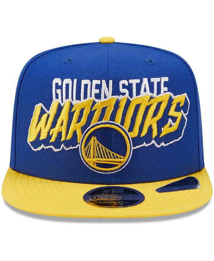 New Era Men's Blue Golden State Warriors Bold 9FIFTY Snapback Hat - Macy's