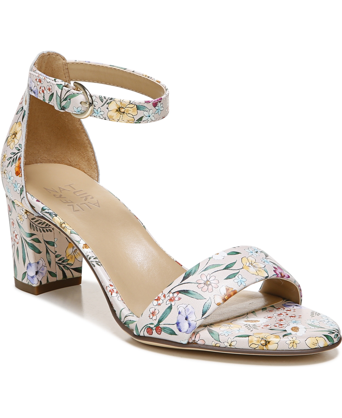 Click here for Naturalizer Vera Ankle Strap Dress Sandals - Satin... prices