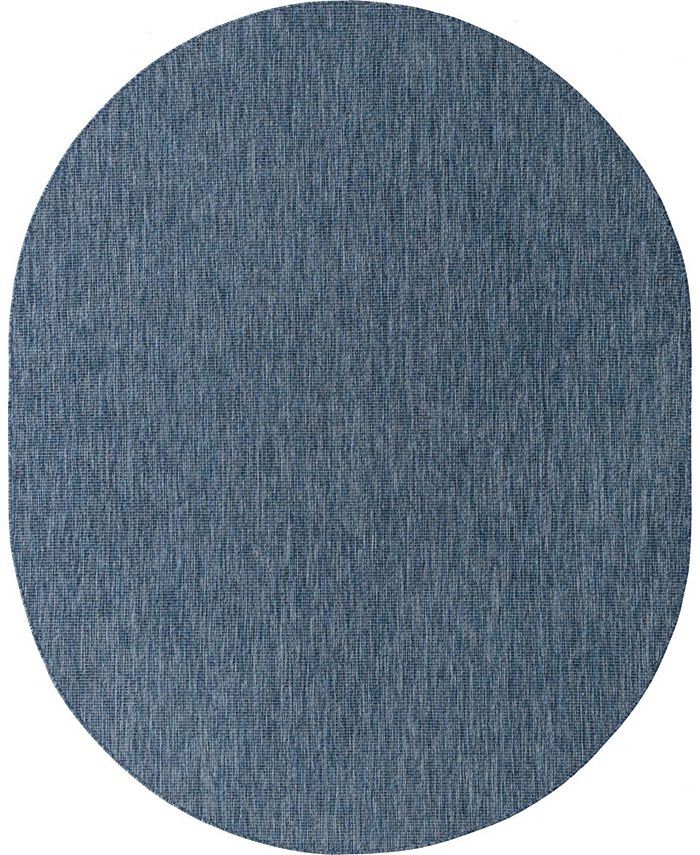 Bayshore Home Outdoor BH Pashio Solid 8' x 10' Oval Area Rug - Macy's