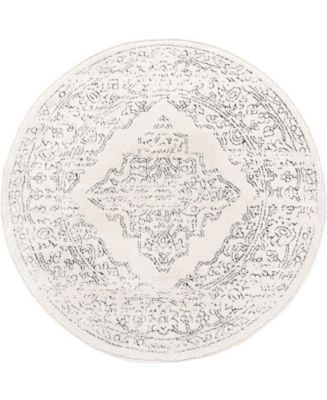 Bayshore Home Castille Rossellini 3'3" x 3'3" Round Area Rug - Macy's
