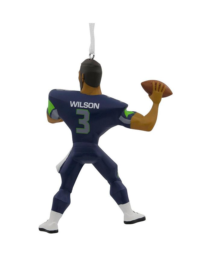 Hallmark Russell Wilson Seattle Seahawks Figural Player Ornament - Macy's