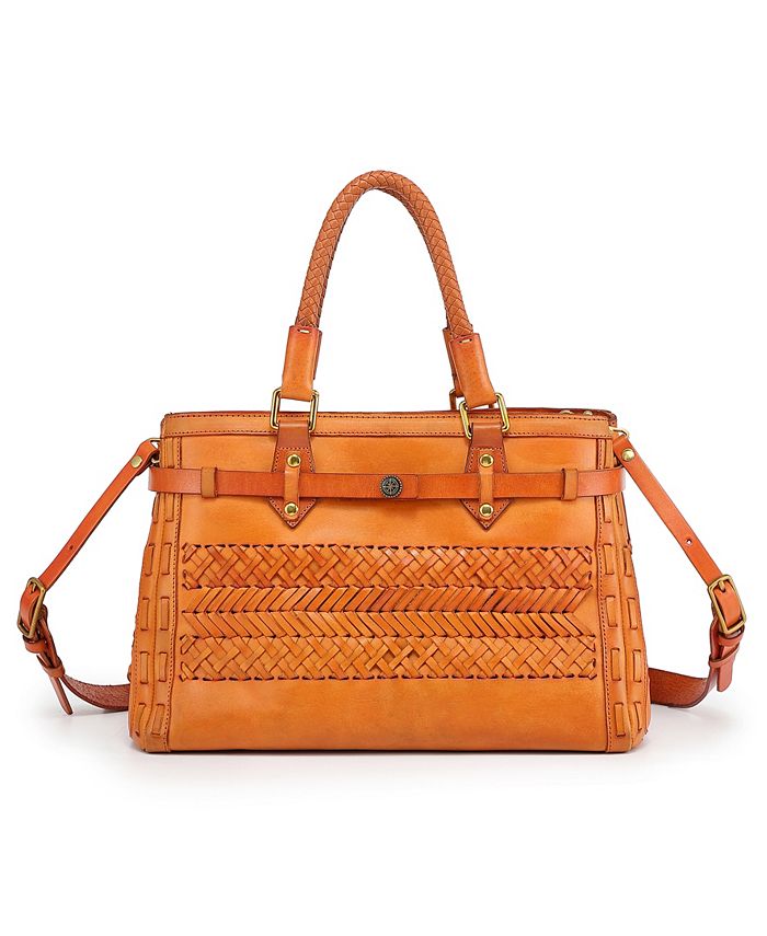 OLD TREND Women's Genuine Leather Lantana Satchel Bag & Reviews ...