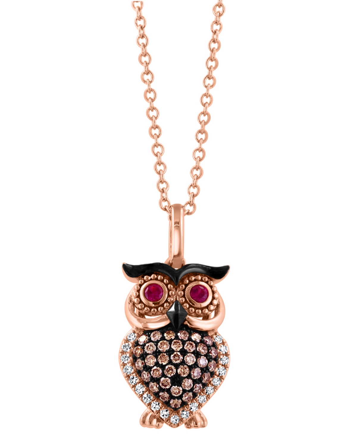 Effy Collection Effy Ruby (1/20 Ct. T.w.) & Diamond Pendant (1/4 Ct. T ... Effy Collection Effy Ruby (1/20 Ct. T.w.) & Diamond Pendant (1/4 Ct. T ...