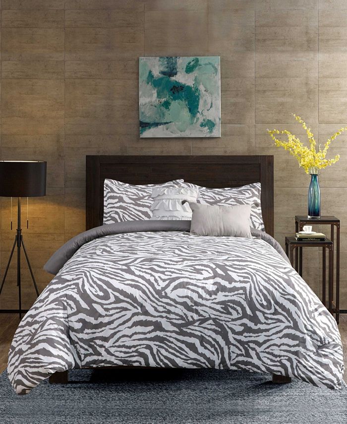 EnvioHome Zebra 5 Piece Comforter Set, Queen - Macy's