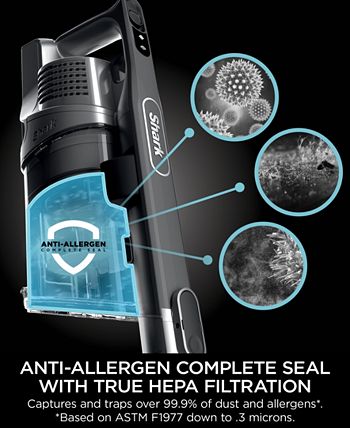 Shark Vertex™ Cordless Stick Vacuum with DuoClean® PowerFins™ IZ462H ...