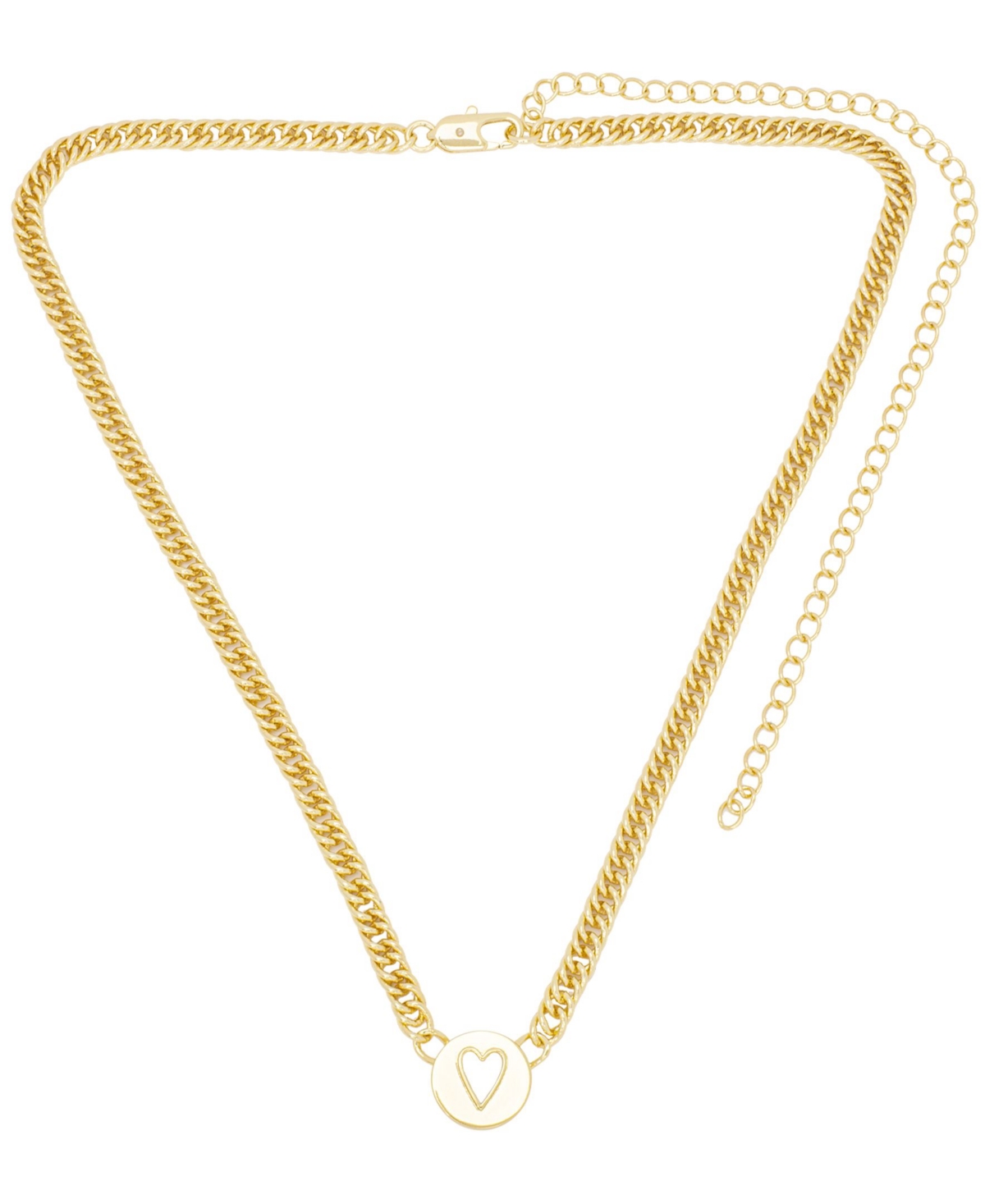 Click here for Diamond Accent Heart Adjustable Necklace - Gold prices