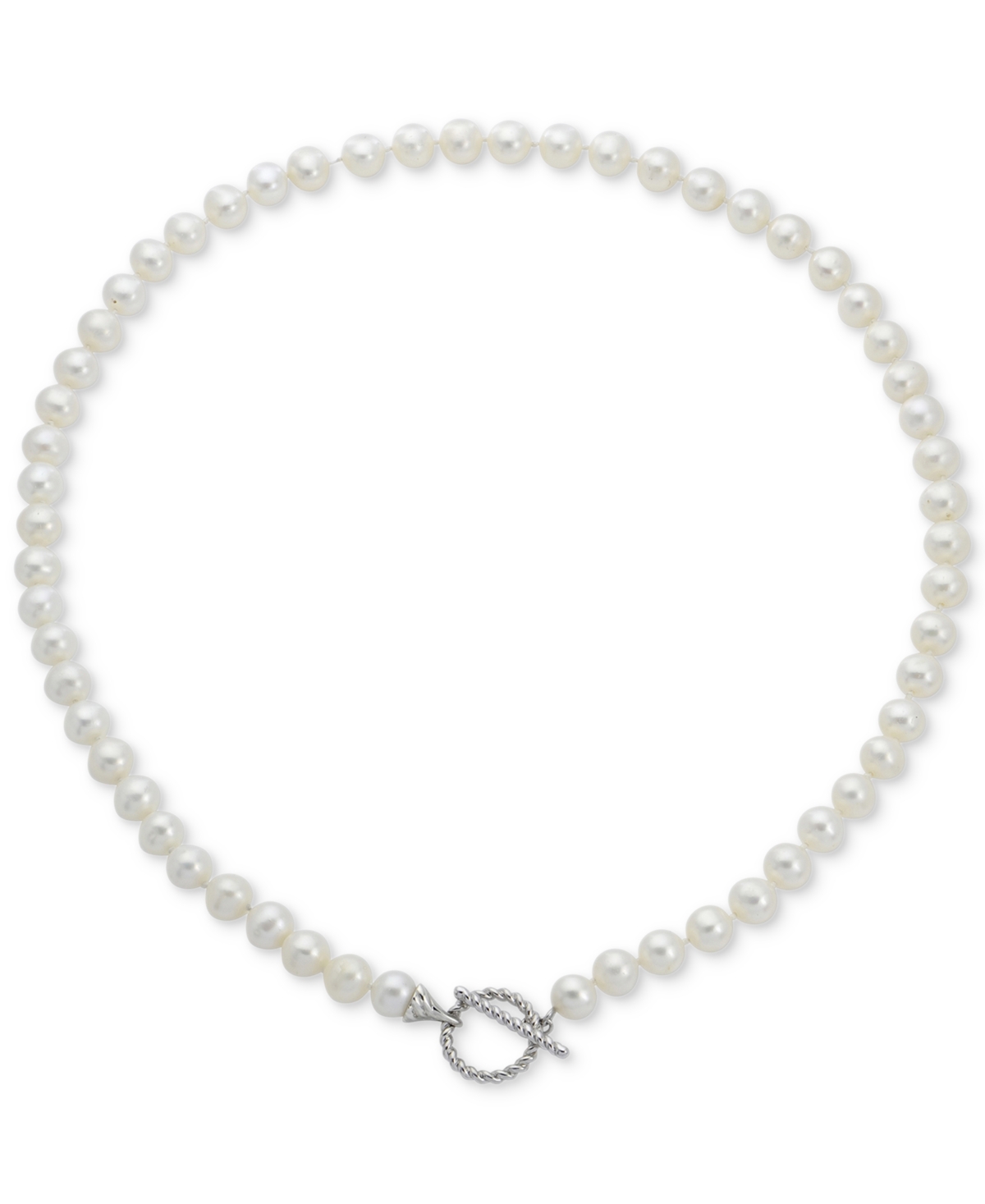 Click here for Cultured Freshwater Pearl (7-8mm) 18 Collar Neckla... prices