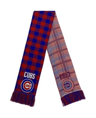 Women's FOCO Chicago Cubs Plaid Color Block Scarf - Macy's