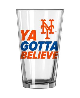 New York Mets 16 oz Team Slogan Pint Glass - Macy's